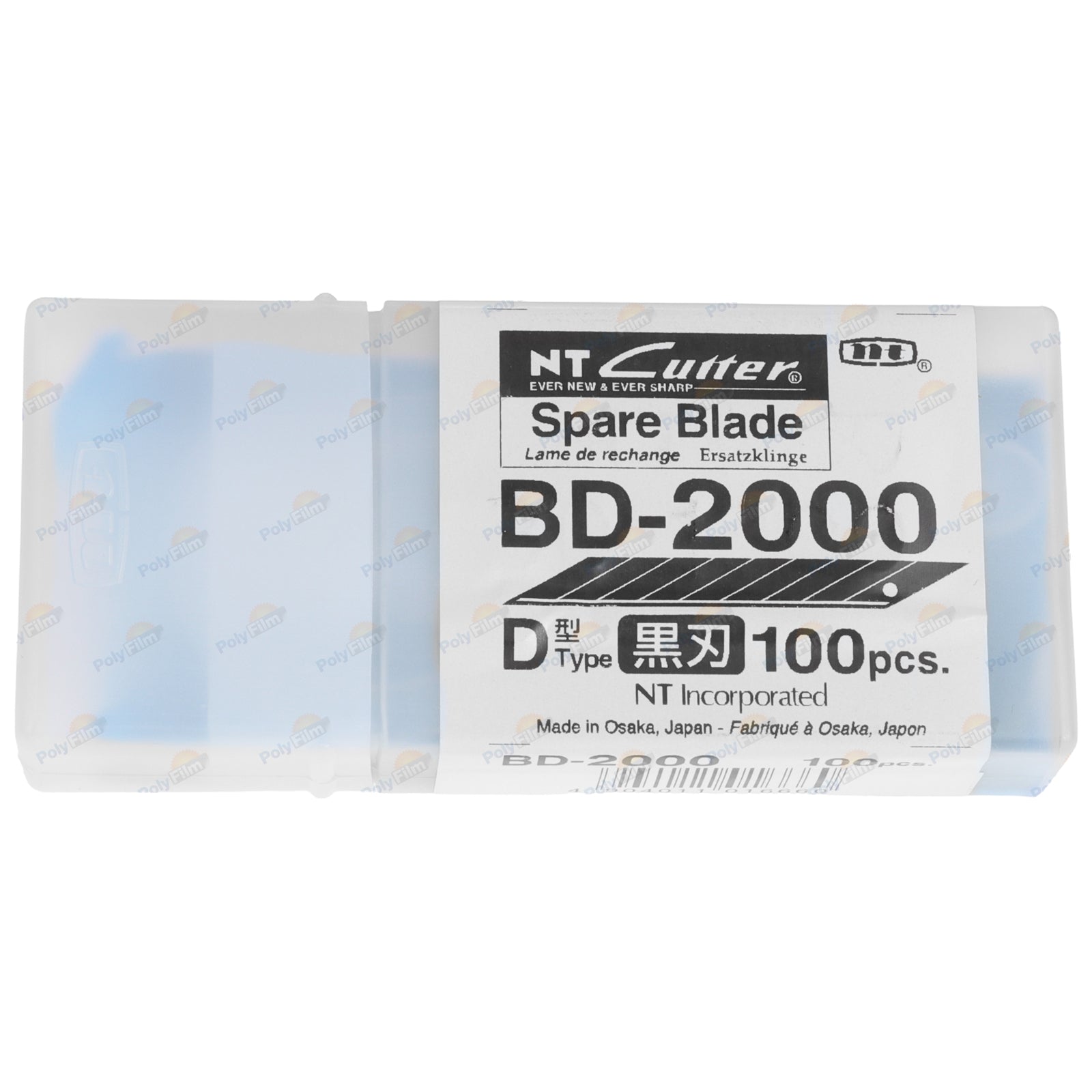 Pack of 100 Replacement Blades BD-2000 – Polyfilm